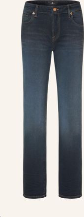 7 For All Mankind Straight Jeans Calie blau