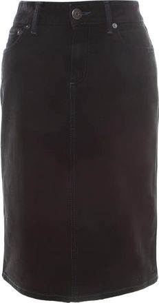 Marc Jacobs jupe en jean à coupe mi-longue - Noir