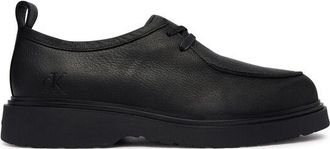 Calvin Klein Halbschuhe Combat Apron Laceup Tu Lth HM0HM02245 Schwarz