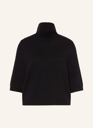 Oui Strickshirt schwarz