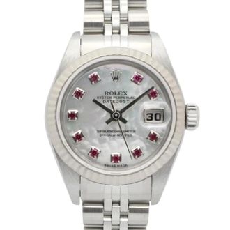 Rolex Montre vintage doccasion - Femme - Pre-owned - Blanc - Taille: ONE Size