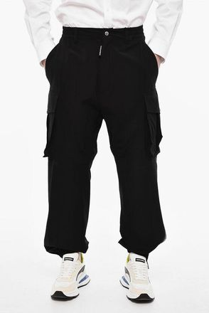 Dsquared2 High Waisted Cargo Pants With Zip Details size 50