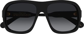 Chlo&eacute; Femme, Accessoires, Noir, Taille: 58 MM Ch0331S Pilot Lunettes de soleil