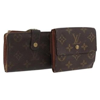 Louis Vuitton Portefeuille en Toile Monogram Pre-owned - Femme - Pre-owned - Brun - Taille: ONE Size
