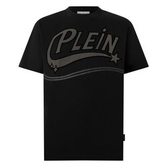 Philipp Plein Homme, Tops, Noir, Taille: 3XL T-Chemises