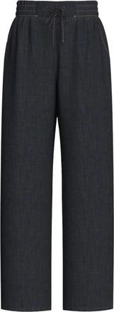 Emme Di Marella Emme DI Marella, Femme, Pantalons, Bleu, Taille: 40 FR Fingere Wide Pantalons