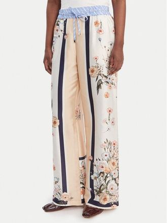 Liu Jo Stoffhose WA6358 T2555 Beige Relaxed Fit