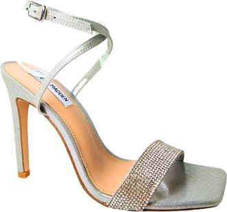 Steve Madden Femme, Chaussures, Gris, Taille: 36 1/2 EU sandali Ecopelle