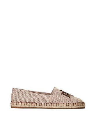 Ralph Lauren CAMERYN III CANVAS & LEATHER ESPADRILLE
