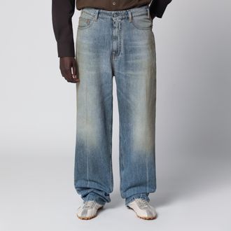 Maison Margiela Jeans aus Denim mit Wascheffekt in Mittelblau