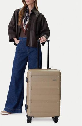 Gino Rossi Mittlerer Koffer CEO-GIN-M-004-BEIGE Beige