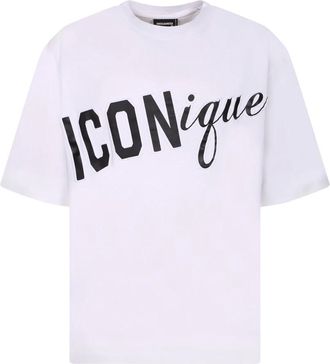 Dsquared2 Homme, Tops, Blanc, Taille: S T-Chemises