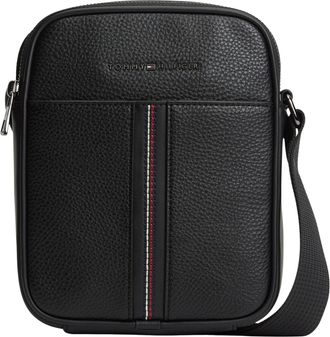 Tommy Hilfiger Herren Th Central Mini Reporter Am0am14168 Crossover, Black (Black)