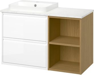 IKEA &Auml;NGSJ&Ouml;N / BACKSJ&Ouml;N Waschbeckenschrank/Waschbecken