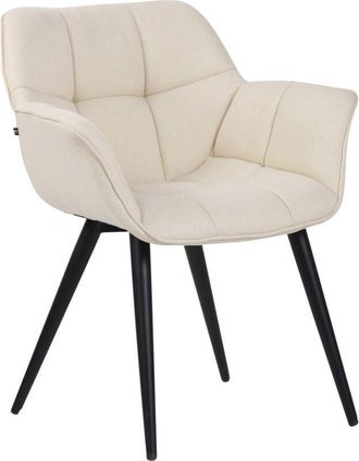Clp Chaise de restauration à la crème Roseville, tissu