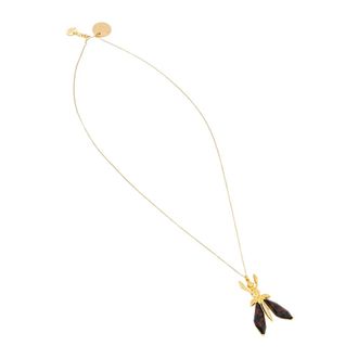Patrizia Pepe Femme, Accessoires, Jaune, Taille: ONE Size Collier pendentif orn&eacute;