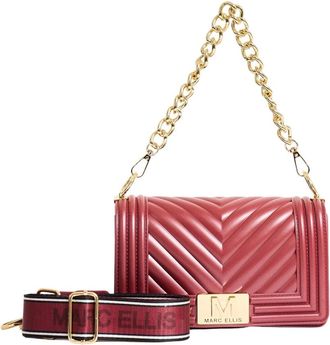 Marc Ellis Femme, Sacs, Rouge, Taille: ONE Size Flat S 25 Shoulder Bag