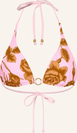Seafolly Triangel-Bikini-Top Rococo Zum Wenden rosa