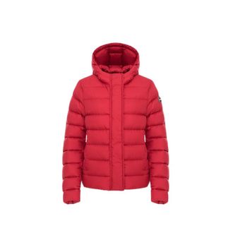 Colmar Kapuzenmantel mit nat&uuml;rlicher Federf&uuml;llung - - Jackets - Damen - Rot - M
