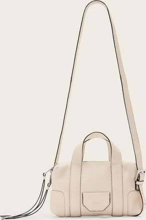 AllSaints Ares G - Sac bandouli&egrave;re compact - Blanc sahara