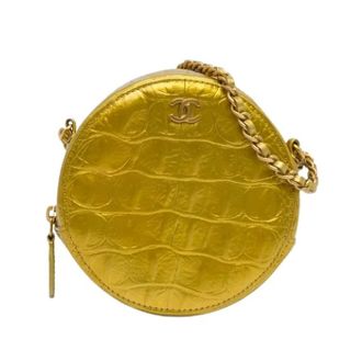 Chanel Sac bandouli&egrave;re vintage doccasion - Femme - Pre-owned - Jaune - Taille: ONE Size