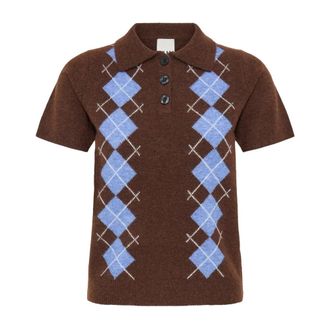 Ichi Strickware - - Tops - Damen - Braun - S