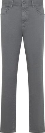 Ermenegildo Zegna Homme, Jeans, Gris, Taille: W33 Linen and Cotton Jeans