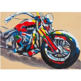 Biscottini International Ölgemälde auf Leinwand, handgemalt, 50 x 3 x 70 cm