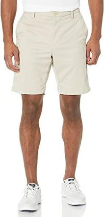 Amazon Essentials Short de Golf Extensible Coupe Ajustée Homme, Gris Pierre, 31W