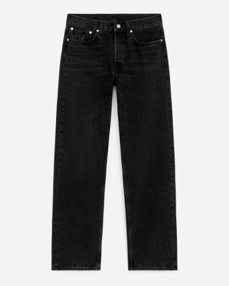 Arket CLIFF Straight Jeans -Schwarz