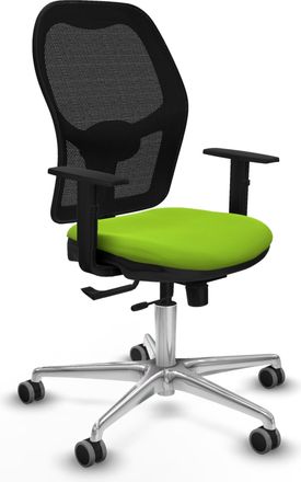 Piqueras y Crespo Jorquera 8-Stunden-Schreibtischstuhl mit 1D-Armen, h&ouml;henverstellbare Lendenwirbelst&uuml;tze, ausgestattet mit Syncro/Traslack und eingespritztem Schaum. M