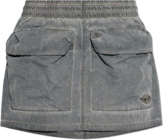 Diesel Femme, Jupes, Gris, Taille: 36 FR O-Cean-S1 Skirt