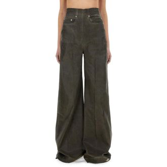 Rick Owens Femme, Jeans, Gris, Taille: 38 FR Wide Jeans