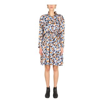 Kenzo Blurred Flowers Kleid - - Dresses - Damen - Mehrfarbig - XS
