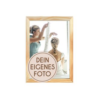 Wackadoo Bilderrahmen mit eigenem Foto - Poster mit Wunschmotiv - Personalisierte Geschenke - Wunschmotiv - eigenes Bild mit Rahmen - eigenes Foto (Natur, 10 x