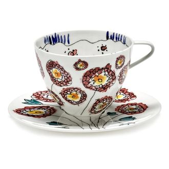 Serax Tasse et sous-tasse &agrave; Caf&eacute; Anemone, Serax for Marni - Set de 2 Serax