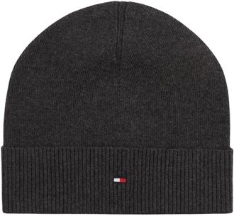 Tommy Hilfiger Herren Th Flag Lightweight Am0Am14068 Beanie, Black (Black), Einheitsgr&ouml;&szlig;e