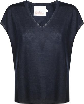 Absolut Cashmere Femme, Pulls, Bleu, Taille: 38 FR &Eacute;l&eacute;gant Pull en Cachemire pour Femmes