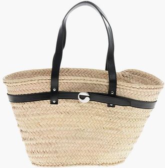Coperni Palm Tote Bag with Leather Details size Unica