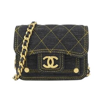 Chanel Pre-owned Vintage Mini Schultertasche - - Pre-owned - Damen - Schwarzk - ONE SIZE