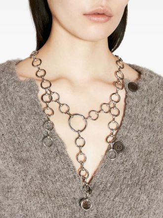 Our Legacy ring chain-pendants necklace - Silber