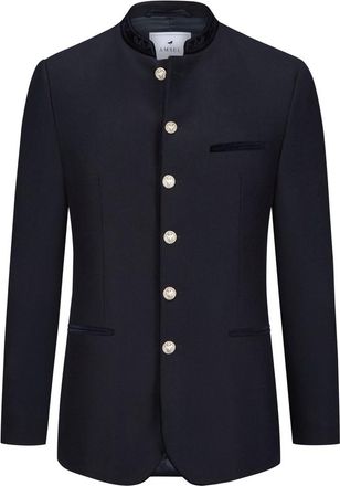 Amsel Janker in Loden-Qualität mit Samtbesatz und Wappenknöpfen in