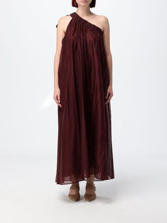 Meimeij Robe de cocktail midi asym&eacute;trique et pliss&eacute;e &agrave; une &eacute;paule