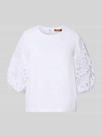Max Mara Regular Fit Bluse mit Lochspitze Modell ORDINE