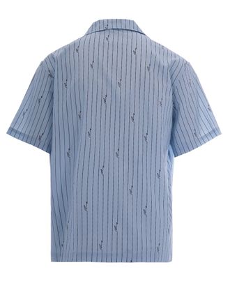 Lacoste Mens Shirt Twill Chambray-Buffalo Cotton Chambray/buffalo