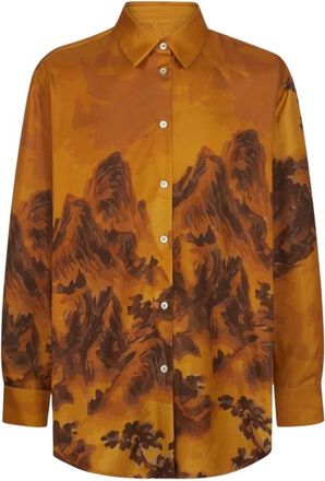 Act N&deg;1 Homme, Chemises, Jaune, Taille: M Chemises en Soie