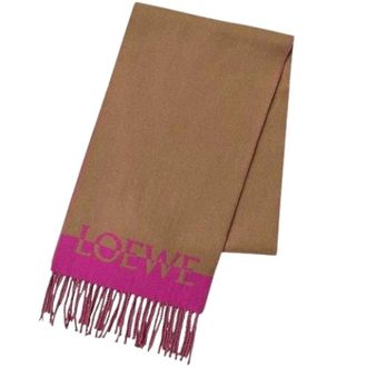 Loewe unisex, Pre-owned, Multicolore, Taille: ONE Size &Eacute;charpe en laine Pre-owned