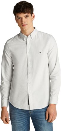 Tommy Jeans Herren TJM Slim Stripe Oxford Shirt EXT DM0DM20668 L/S Hemd, Blau (Sweet Blue Stripe), XXL, Blau (Sweet Blue Stripe), XXL