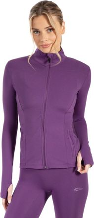 Smilodox Sportjacke Damen Kenna, Laufjacke mit Stehkragen, Sport Oberteil mit tailliertem Schnitt & Daumenl&ouml;chern, K&ouml;rperbetonte Sportjacke, Fitness Oberteil i