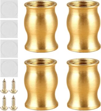 Generic M&ouml;bel-Ersatzbeine | Ersatz f&uuml;r Sofabeine | Bodenschutz | moderne rutschfeste Schutzpolster zur Nivellierung des Schlafzimmers oder Terrassenzimmers